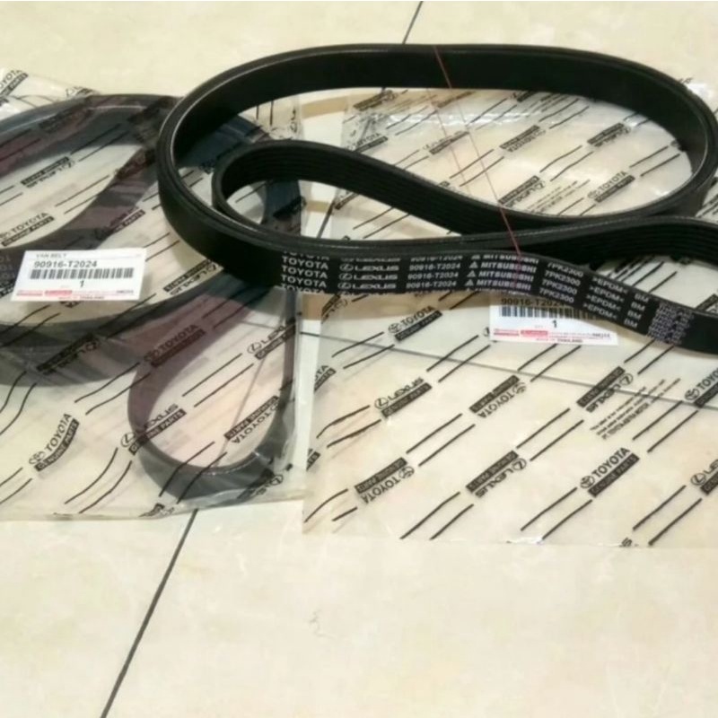 Jual FAN BELT TALI KIPAS 7PK 2300 INNOVA FORTUNER HILUX BENSIN INNOVA REBORN BENSIN 90916-T2024 ...