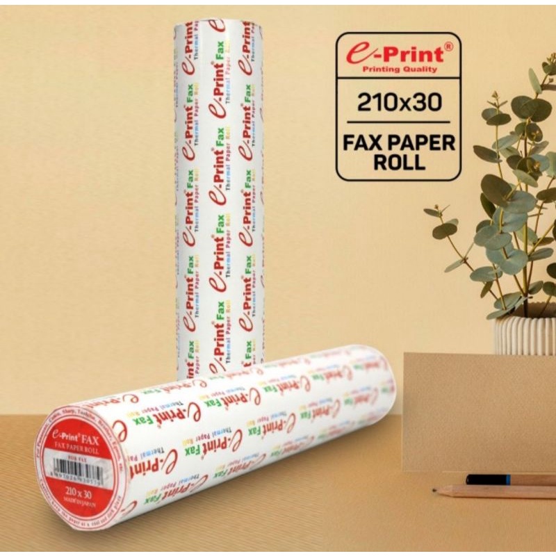 Jual Kertas fax 210 X 30 E-Print Fax Paper Roll | Shopee Indonesia