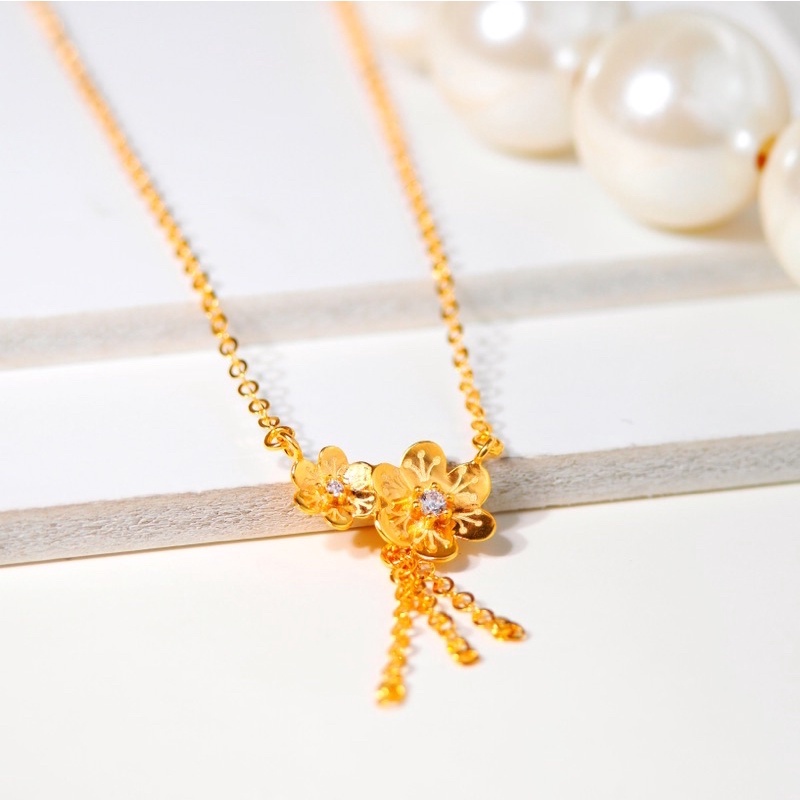 Jual Rantai Emas New Fancy Bunga Teratai 3 Koncer- Toko Emas Gadjah ...