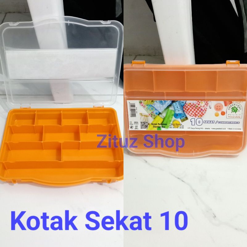 Jual kotak sekat 10 Green Leaf 1442 Green leaf chaz 1442 kotak partisi ...