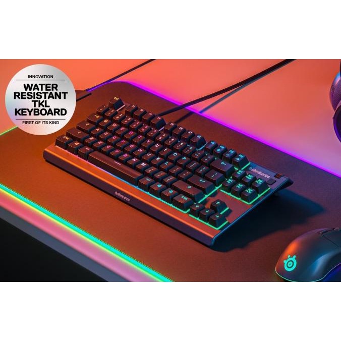 Jual Steelseries Apex 3 TKL RGB - Whisper Quiet Gaming Keyboard ...