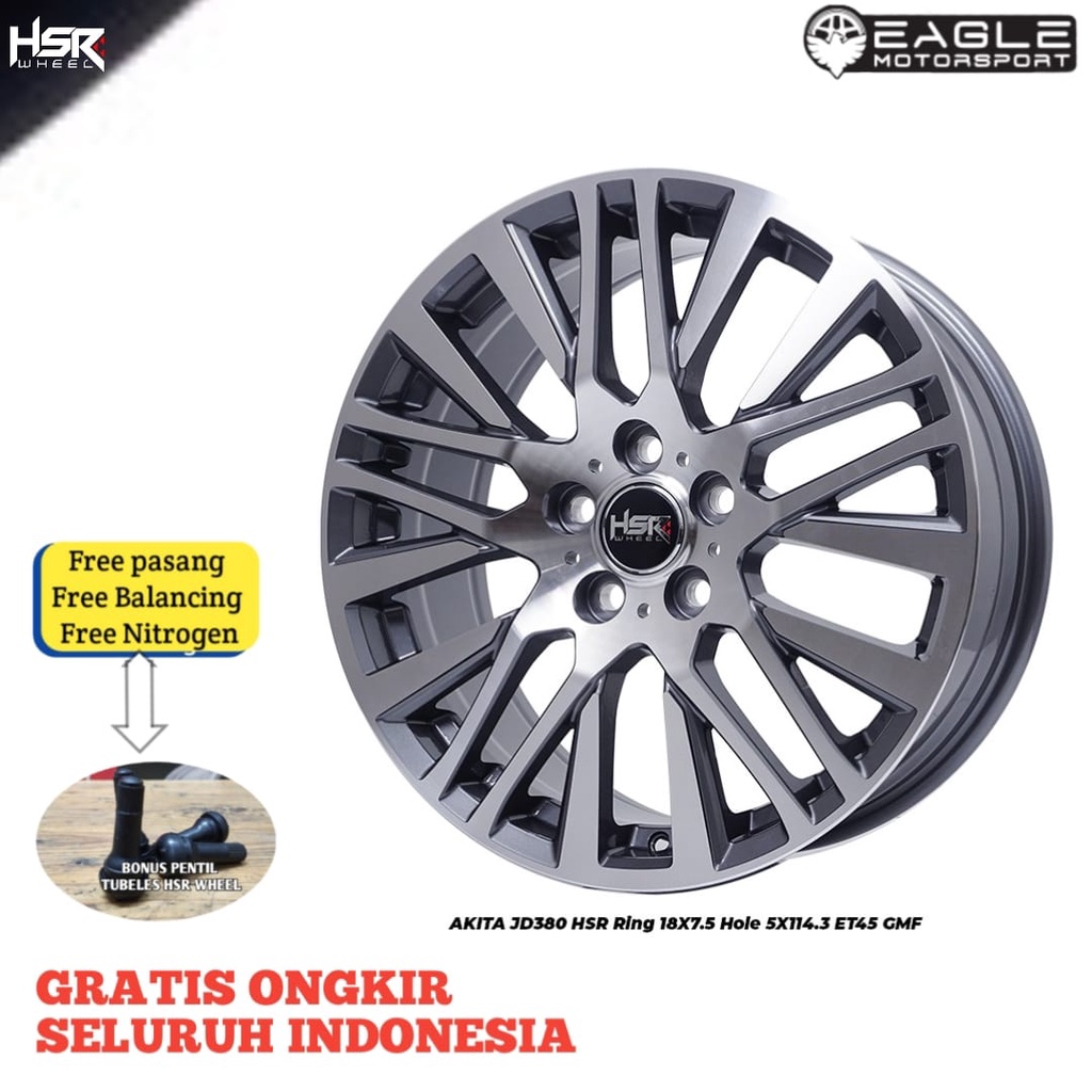 Jual EAGLE | VELG MOBIL R18 RING 18 HSR WHEEL AKITA VELG ALPHARD ...