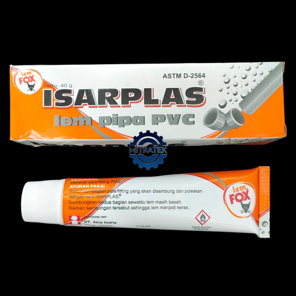 Jual Lem Pipa PVC ISARPLAS 40 gr | Shopee Indonesia