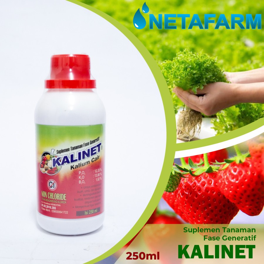 Jual Suplemen Tanaman Fase Generatif KALINET Kalium Cair 250ML - 1pcs ...