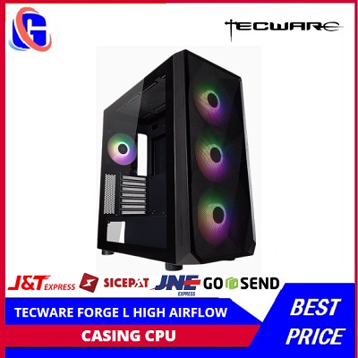 Jual TECWARE FORGE L HIGH AIRFLOW ATX PC CASE GAMING CHASSIS | Shopee ...