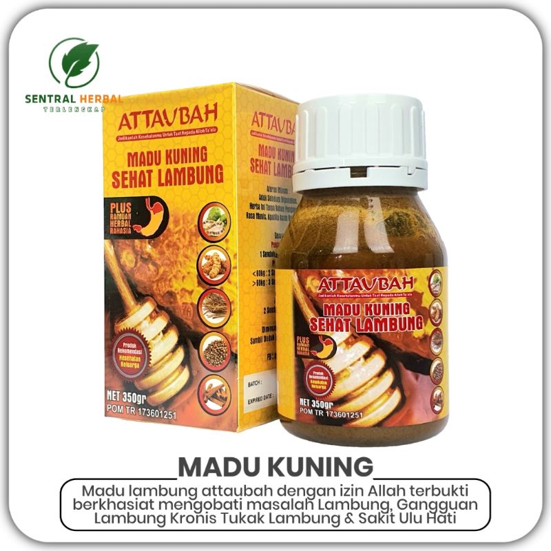 Jual Madu Kuning Sehat Lambung Attaubah Isi 350 Gram | Shopee Indonesia