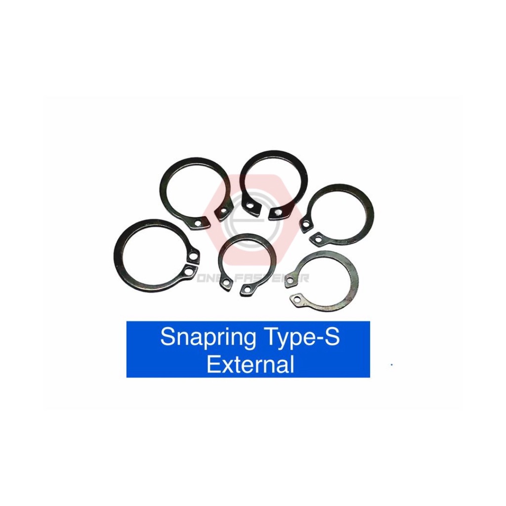 Jual Snapring Type S snap ring Baja Spi Kunci as spare part mesin pompa air luar External ...