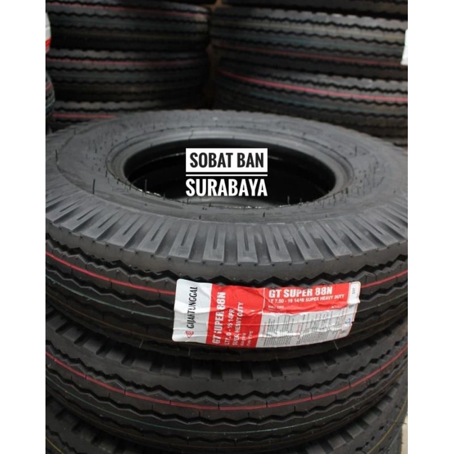 Jual Ban Gajah Tunggal Super Heavy Duty Ukuran 750-16 14PR Super Heavy DutyGT HD Truk Double ...