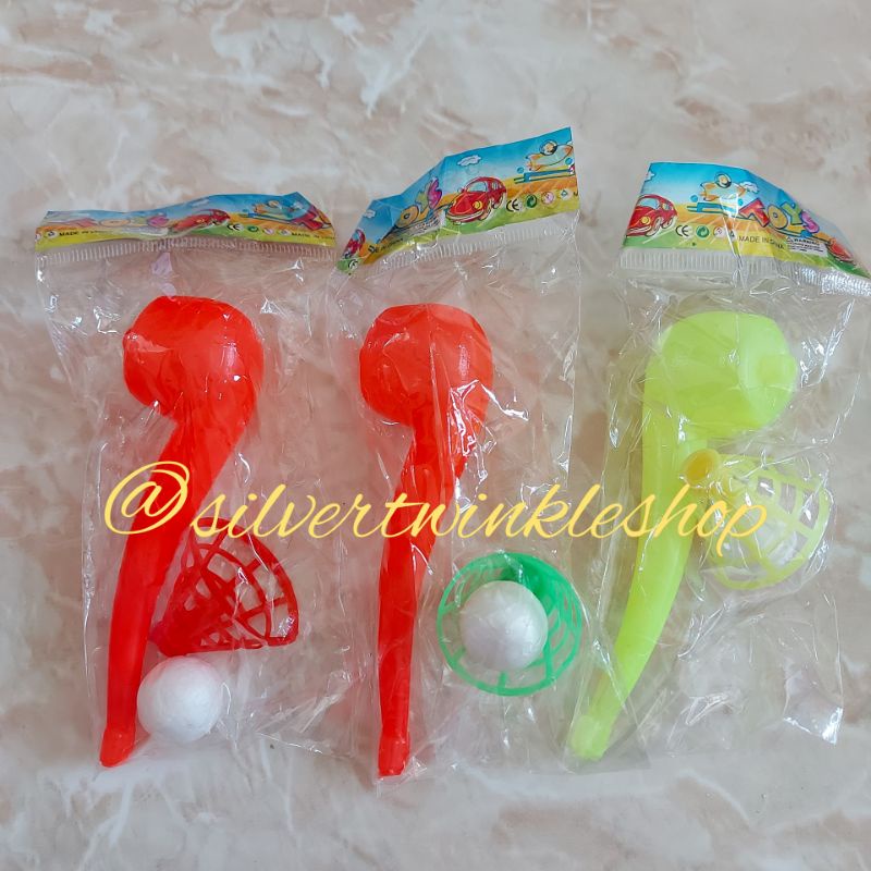 Jual Mainan edukasi anak peluit pipa tiup bola pipe blow ball terapi ...