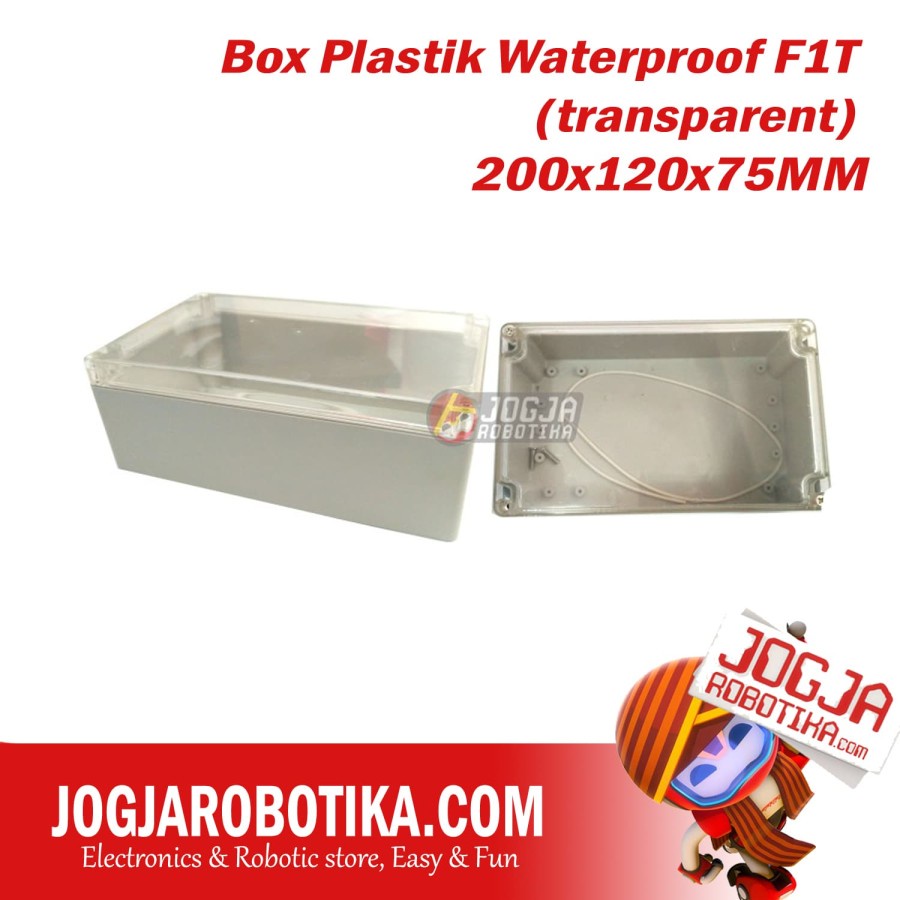 Jual Box Plastik Waterproof F1T (transparent) 200x120x75MM | Shopee ...