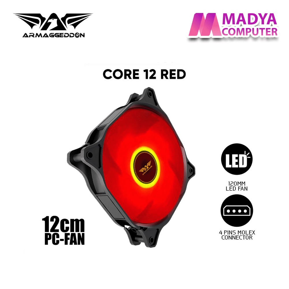 Jual Fan Casing Armaggeddon CORE-12 Red 12cm - Fan Casing PC | Shopee ...