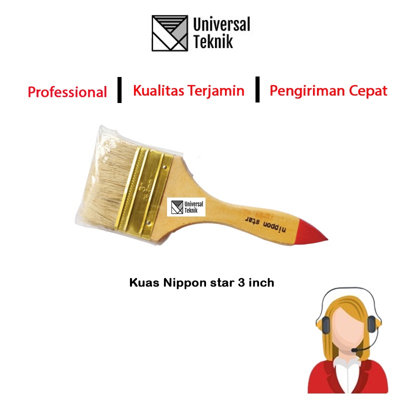 Jual Kuas NIppon Star 3 inch | Shopee Indonesia