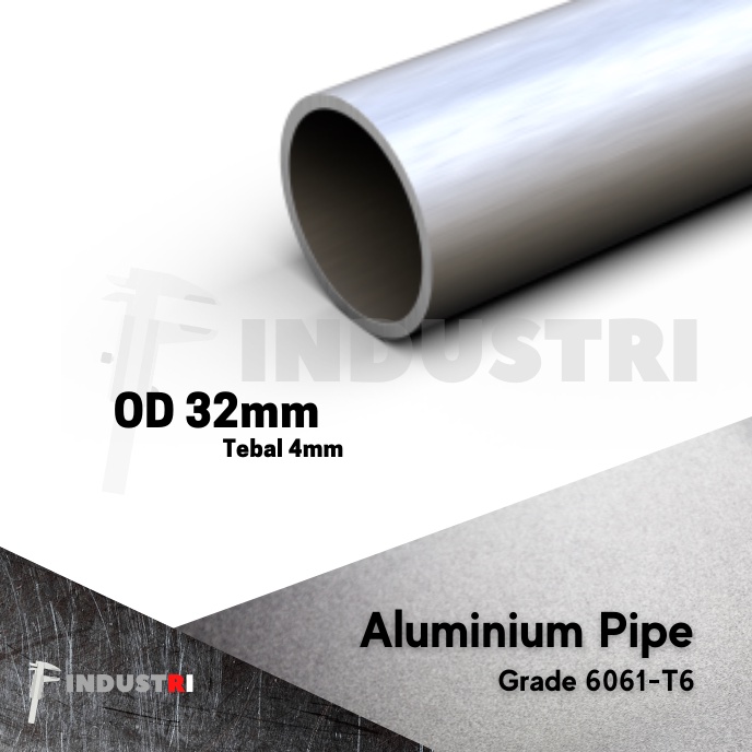 Jual Pipa Aluminium OD 32 mm x t. 4 mm | Shopee Indonesia