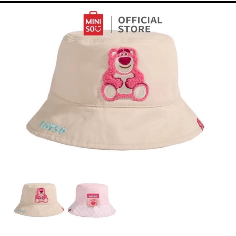 Jual MINISO OFFICIAL Bucket hat Toy story / Minions / marvel / mickey ...