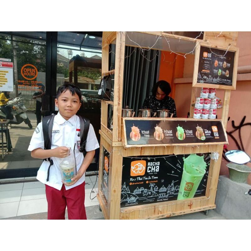 Jual PROMO Paket Franchise Rachacha 100 Bahan lengkap dengan gerobak ...