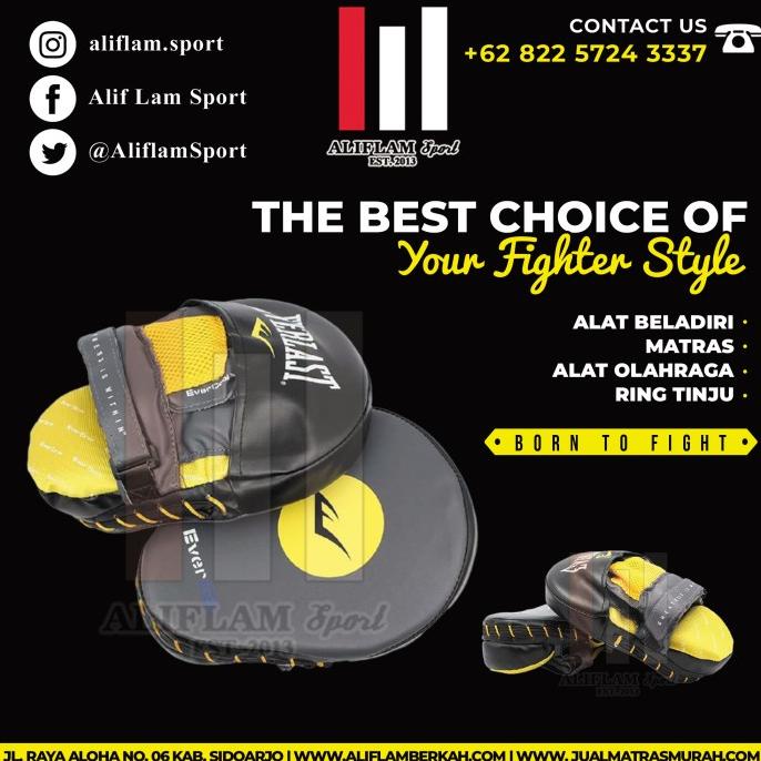Jual 2BUAH Focus Pad Muaythai Everlast Mitt Boxing Everlast Punching Pad | Shopee Indonesia