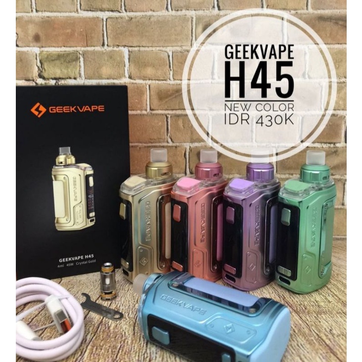 Jual Aegis H45 (Hero2) New Color Pod Kit by Geekvape | Shopee Indonesia