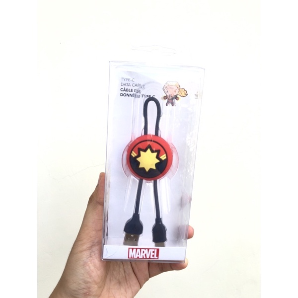 Jual KABEL DATA MINISO IRON MAN SPIDERMAN HULK CAPTAIN AMERICA TYPE-C ...