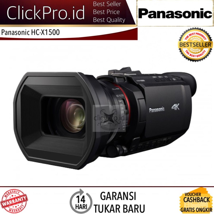 Jual Panasonic HC-X1500 UHD 4K HDMI Pro Camcorder | Shopee Indonesia