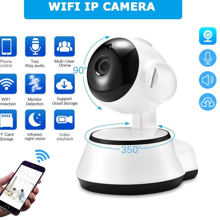 Jual Harga Termurah IP Camera CCTV 9100 Smart Net CT V380 Q6 Wifi HD ...
