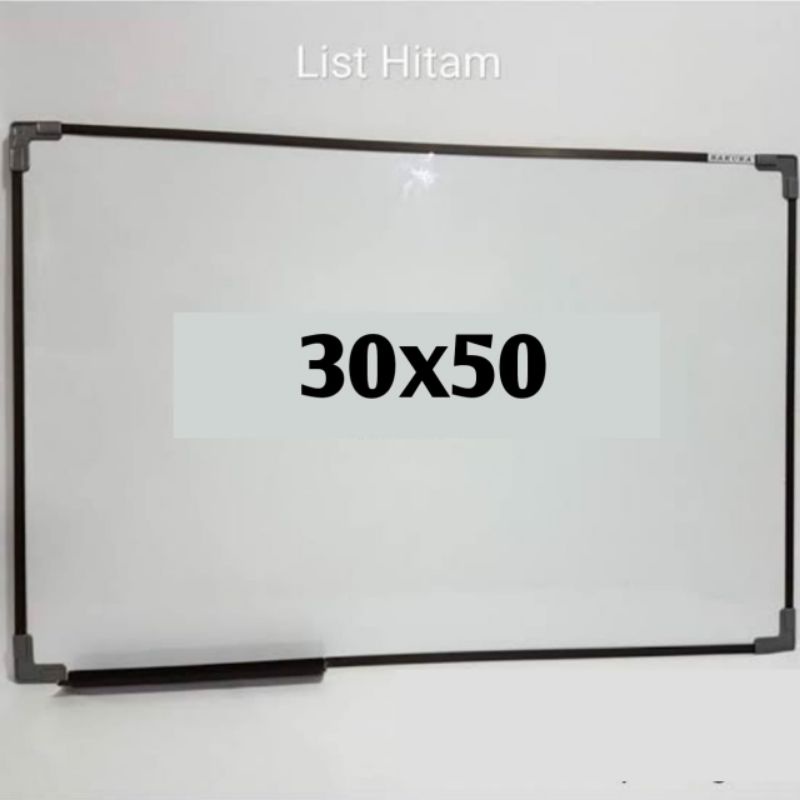 Jual Papan Tulis WhiteBoard/Papan Whiteboard 30x50cm | Shopee Indonesia