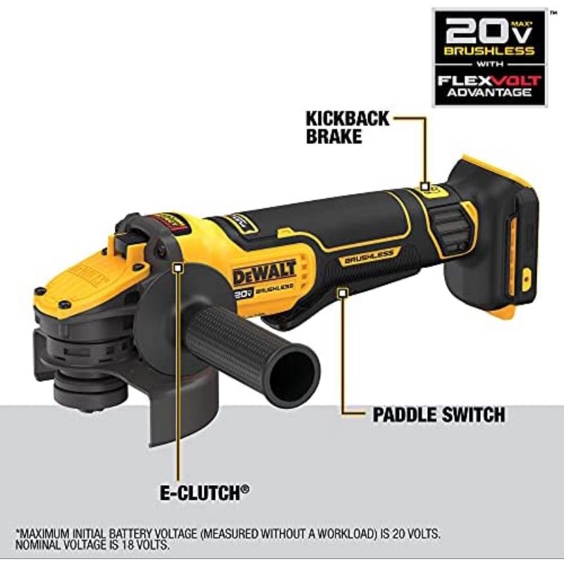 Jual DeWALT DCG409 20v FLEXVOLT ANGLE GRINDER - Mesin Gerinda Cordless ...