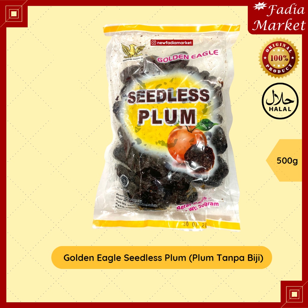 Jual Golden Eagle Seedless Plum Manisan Tanpa Biji Imlek Sincia 500g ...