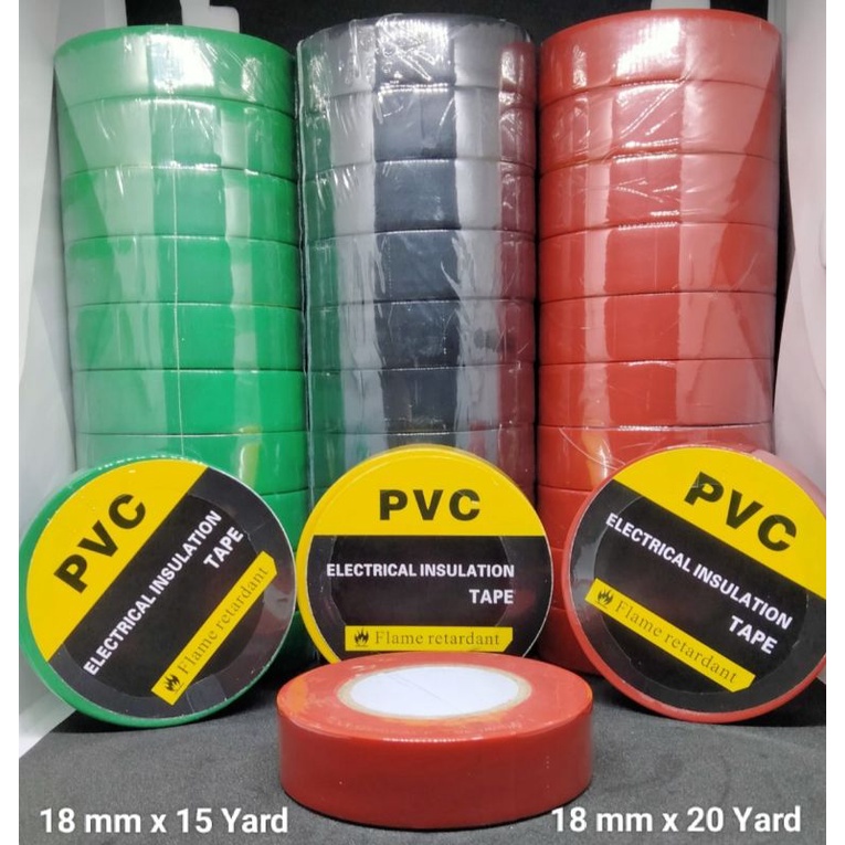 Jual Isolasi Listrik ABC Tape Solasi Listrik Kabel PVC Electrical ...