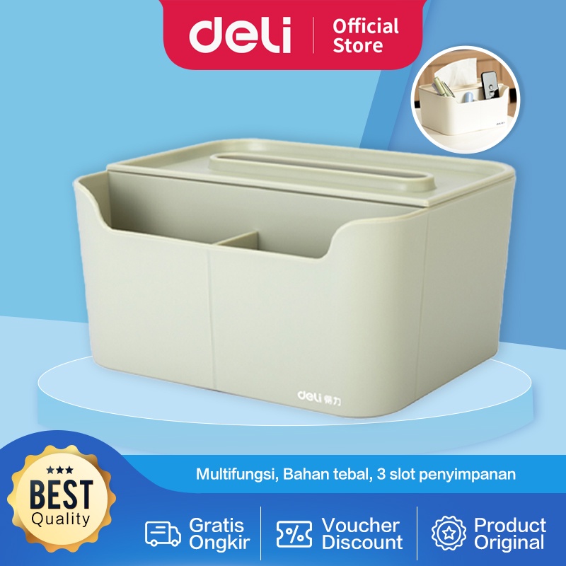 Jual Deli Tissue Box / Tempat Tissue Warna Pastel Multifungsi PJ100 ...