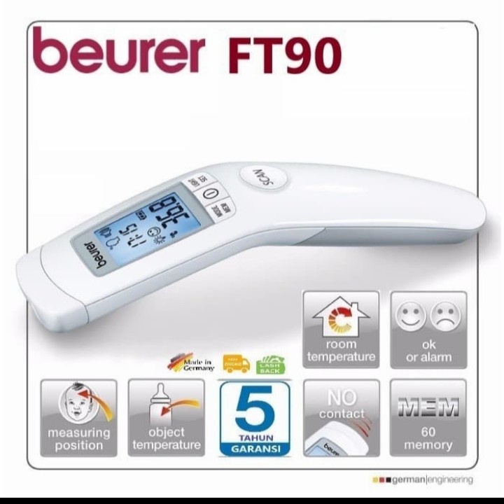 Jual TERMOMETER DIGITAL BEURER FT 90 BEURER DIGITAL THERMOMETER FT90 TERMOMETER NON CONTACT ...