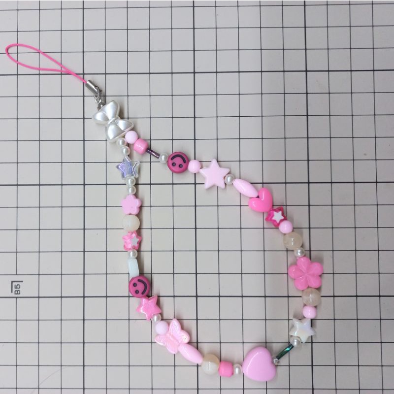 Jual Tali gantungan case/ Casing HP/ handphone/ iphone/ mix beads/ mote ...