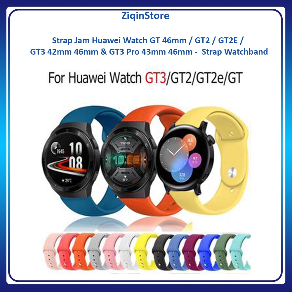Jual Strap Jam Huawei Watch GT 46mm / GT2 / GT2E / GT3 42mm 46mm & GT3 ...