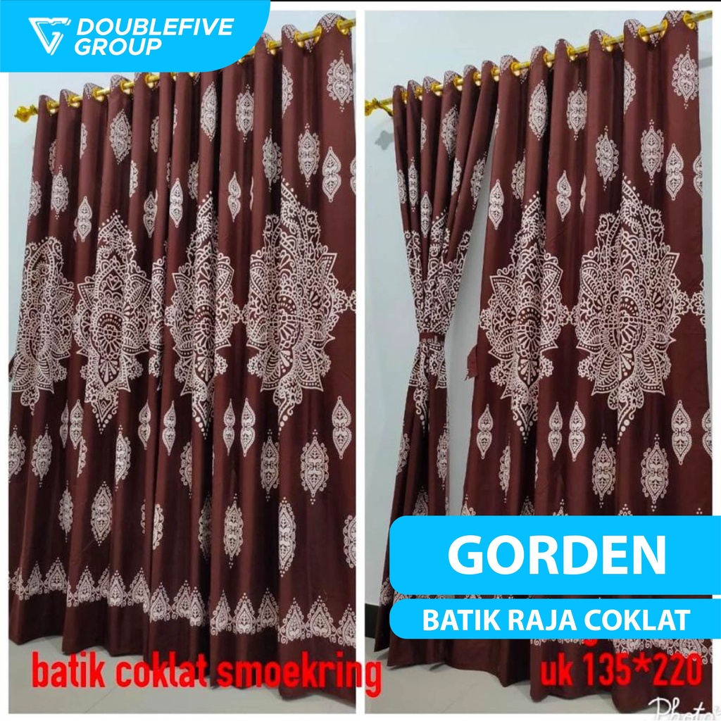 Jual Gorden Embos Motif Horden Pintu dan Hordeng Jendela Smokering 12 ...
