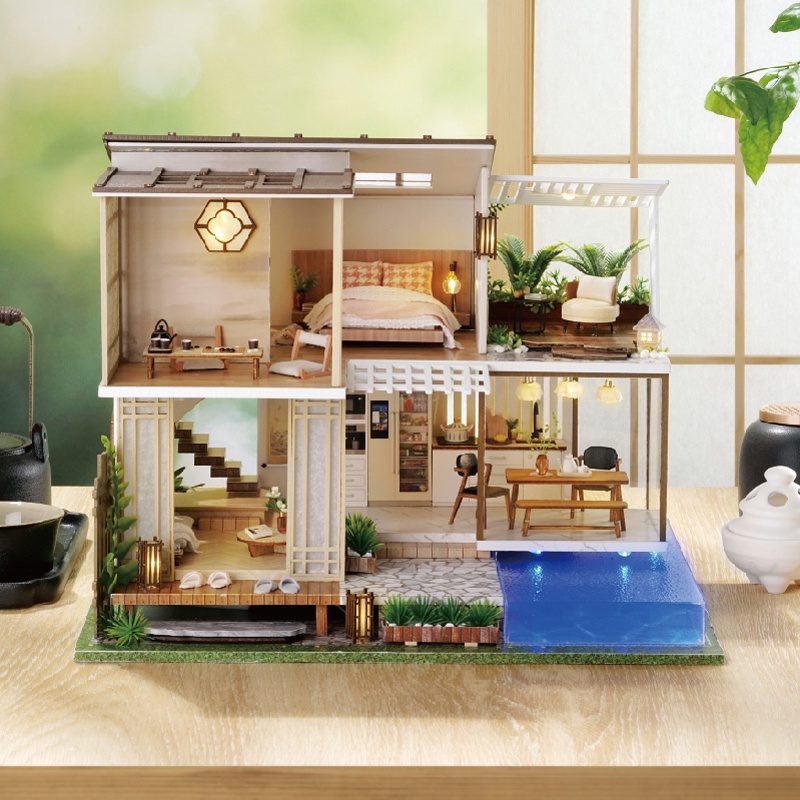 Jual (PDH) CUTE ROOM - DIY HOUSE MINIATURE ELEGANT AND QUIET / MINIATUR ...