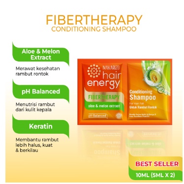Jual Makarizo Hair Energy Conditioning Shampoo Fibertherapy 10ml Sachet ...
