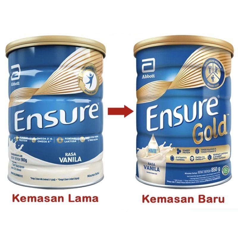 Jual Ensure gold vanila 850gr/Ensure coklat 900gr exp 3/2026 ENTRASOL PLT 800GR VANILA | Shopee ...
