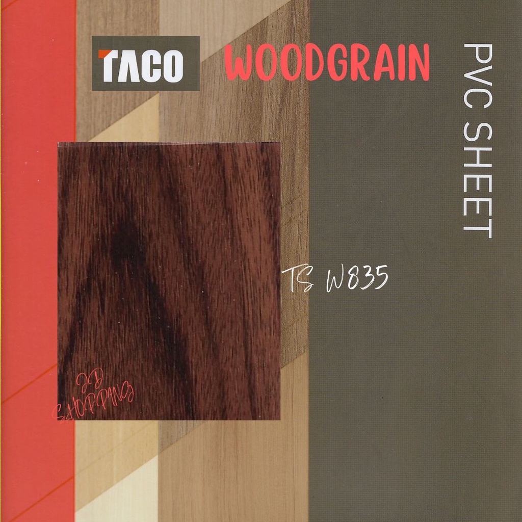 Jual Taco Sheet Woodgrain 2 - PVC Sheet Woodgrain 2 | Shopee Indonesia