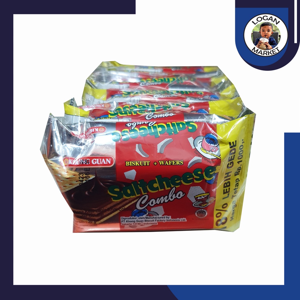 Jual Khong Guan Saltcheese Combo Combociz Comberry 10 Pcs Sachet 10Pcs ...