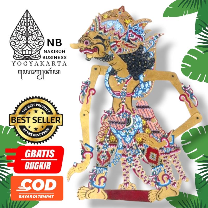 Jual Wayang Kulit Asli RATU SABRANG Halus Ukuran Standar Dalang ...