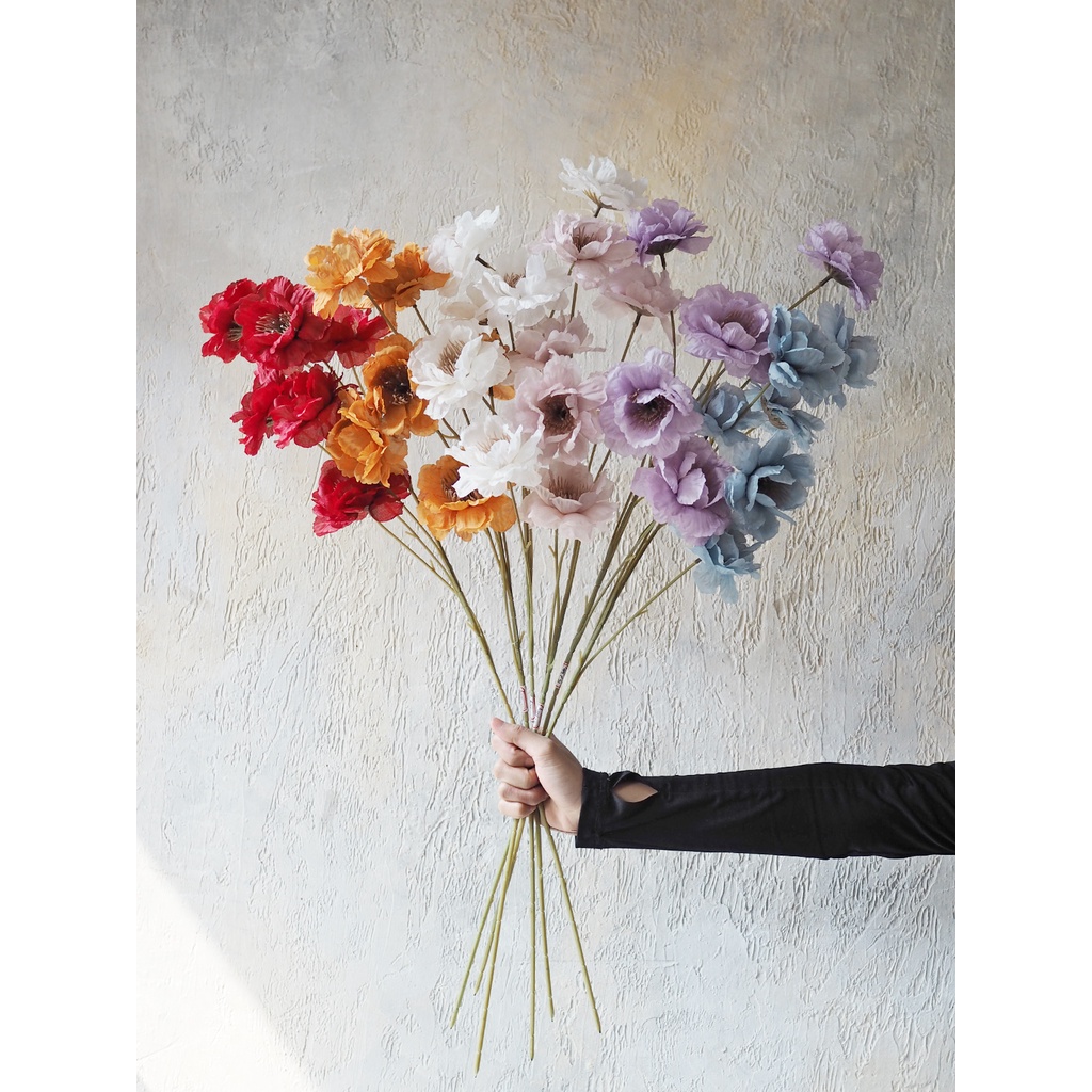 Jual Bunga Artificial Rustic Garden Rose Spray 6 Kuntum (B23004 ...