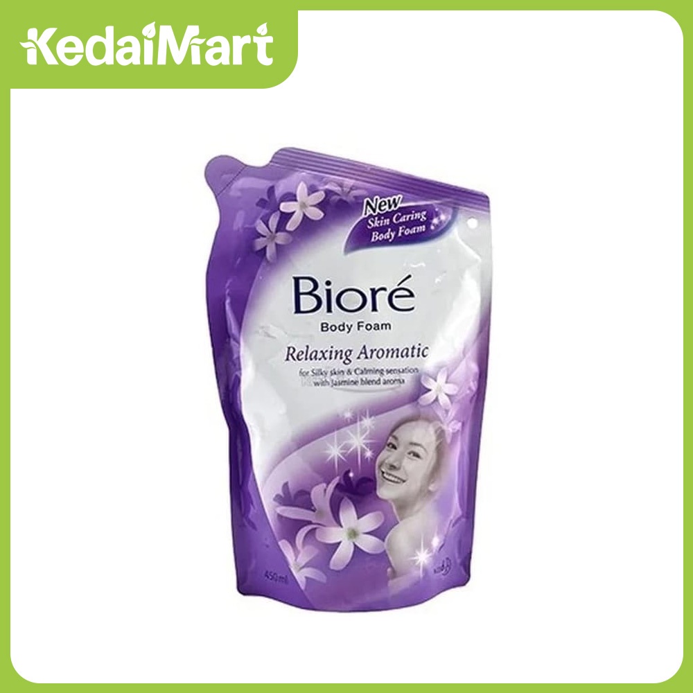 Jual Kao Biore Body Foam Relaxing Aromatic Jasmine Pouch 250 ml | Shopee Indonesia