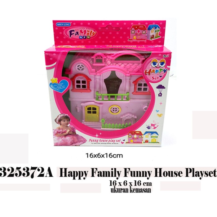 Jual Mainan Rumah Rumahan / Happy Family Funny House Playset 32537A ...
