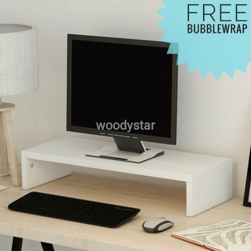 Jual DS01 Desk shelf Stand monitor rak monitor tatakan monitor level ...