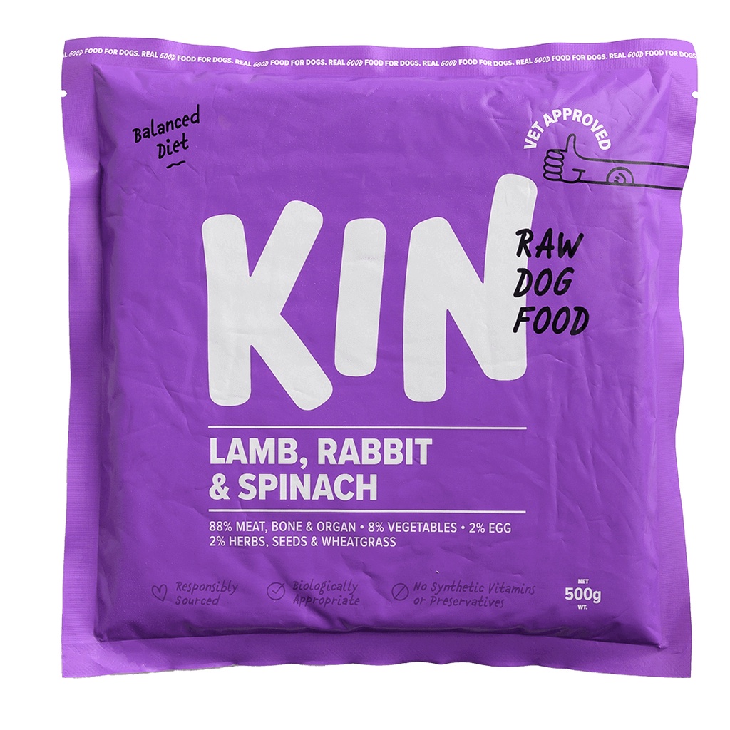 Jual Kin Dog Food - Lamb, Rabbit & Spinach 500g | Shopee Indonesia