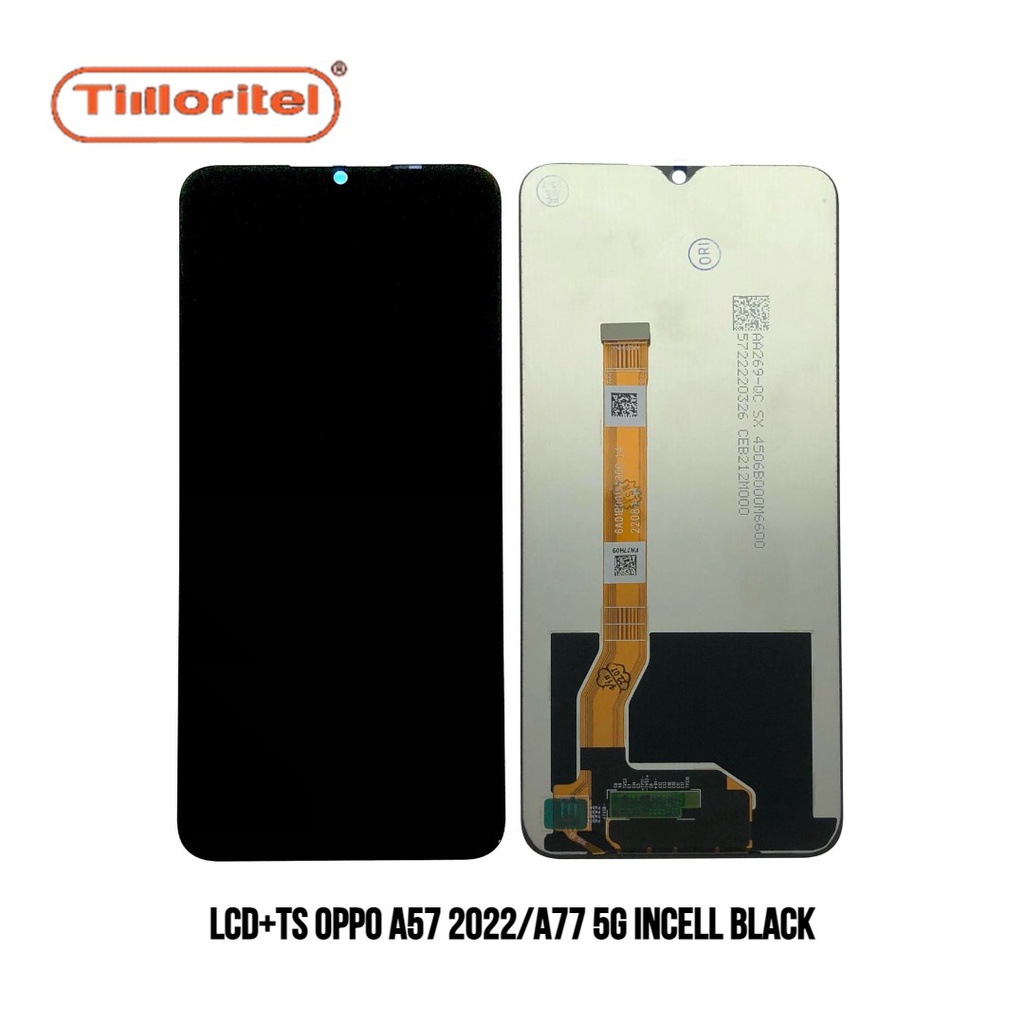 Jual LCD+TS OPPO A57 2022/A17/A17K/A77S/A77 5G/A58 5G/A78 5G BLACK ORI ...