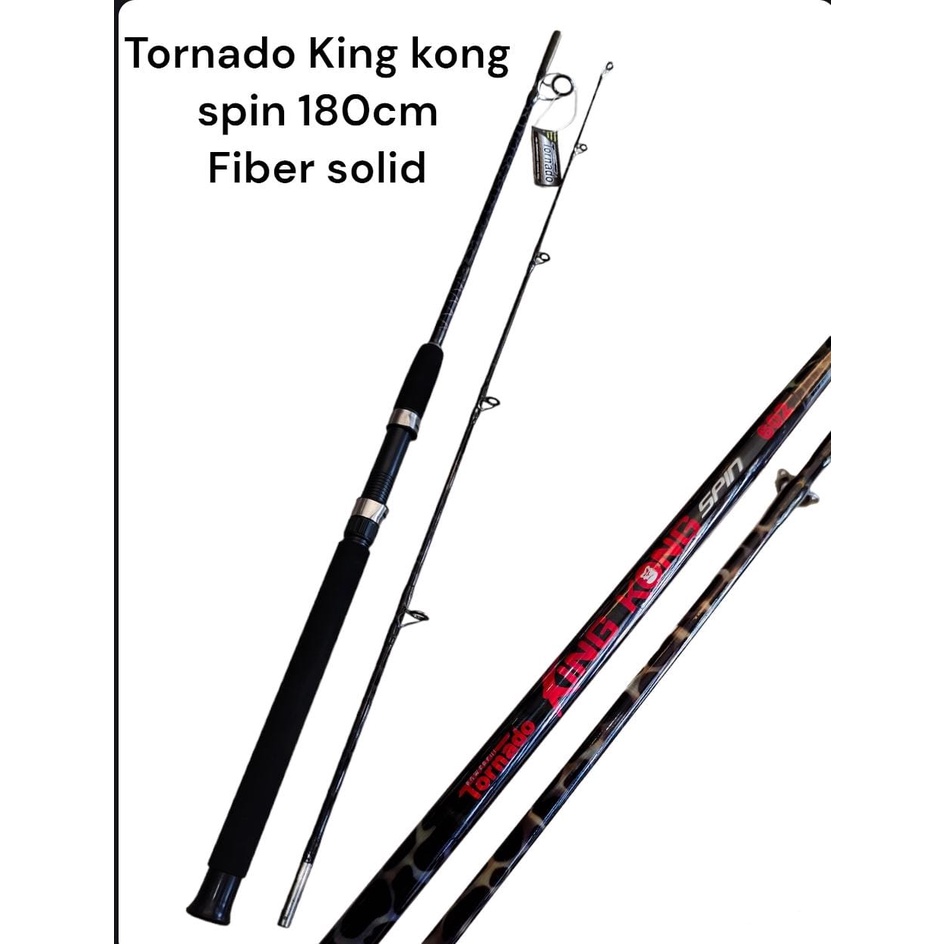 Jual Joran Spinning Tornado King Kong 602 180CM Bahan Fiber Solid ...