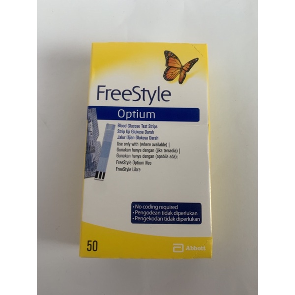 Jual ABBOTT FREESTYLE OPTIUM 50 STRIP | Shopee Indonesia