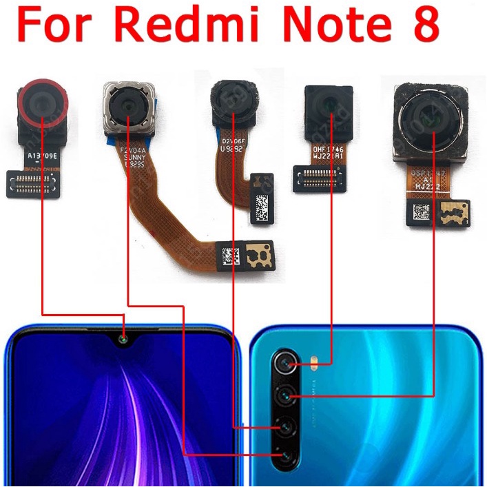 Jual Modul Kamera Xiaomi Redmi Note 8 Original Copotan | Shopee Indonesia