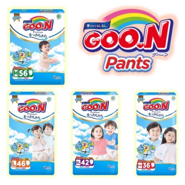 Jual GOON PREMIUM Pants M56 | L46 | XL42 | XXL36 | 24 | XL22 (Popok Celana) | Shopee Indonesia