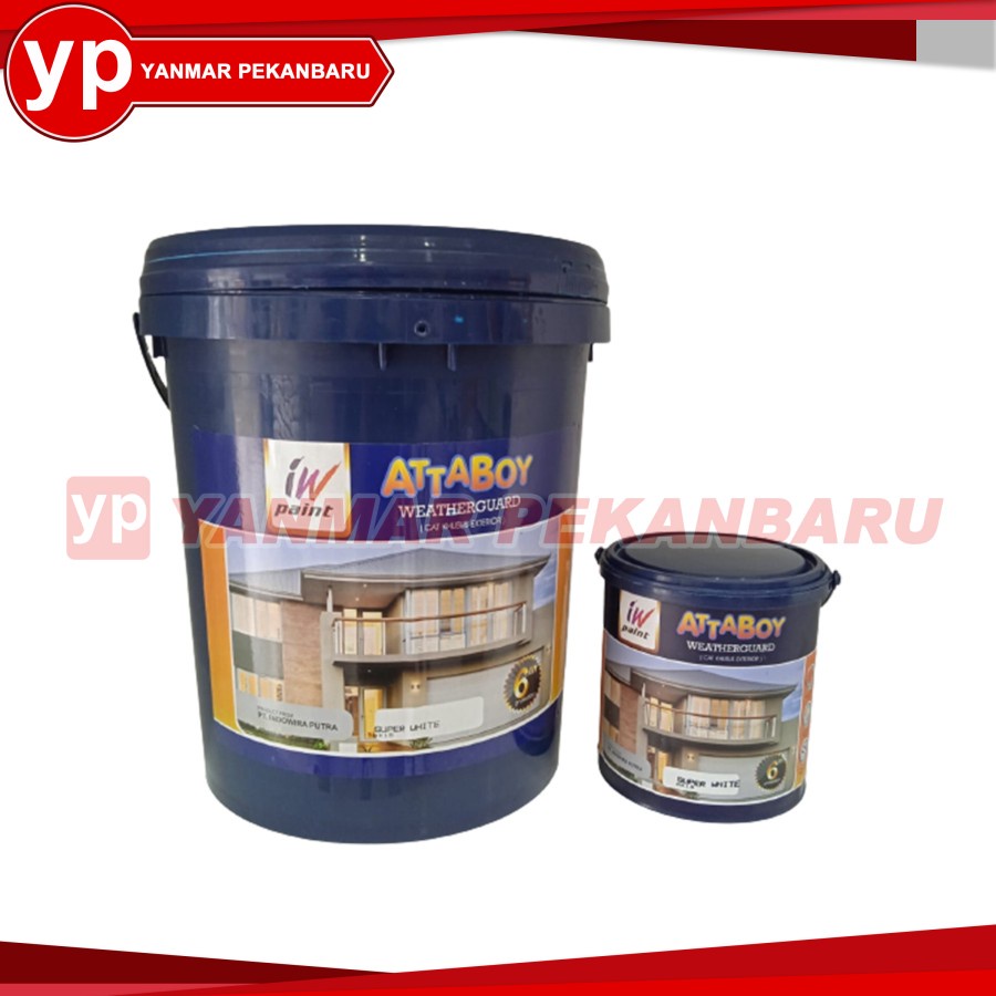 Jual Cat Tembok Exterior Premium ATTABOY Weatherguard - 20 Liter ...